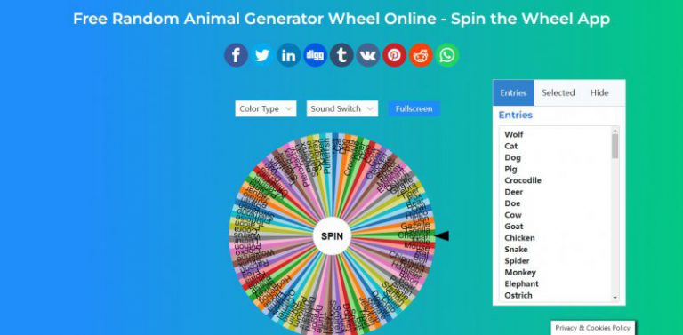 Random Drawing Generator Wheel - Wheel Spinner App